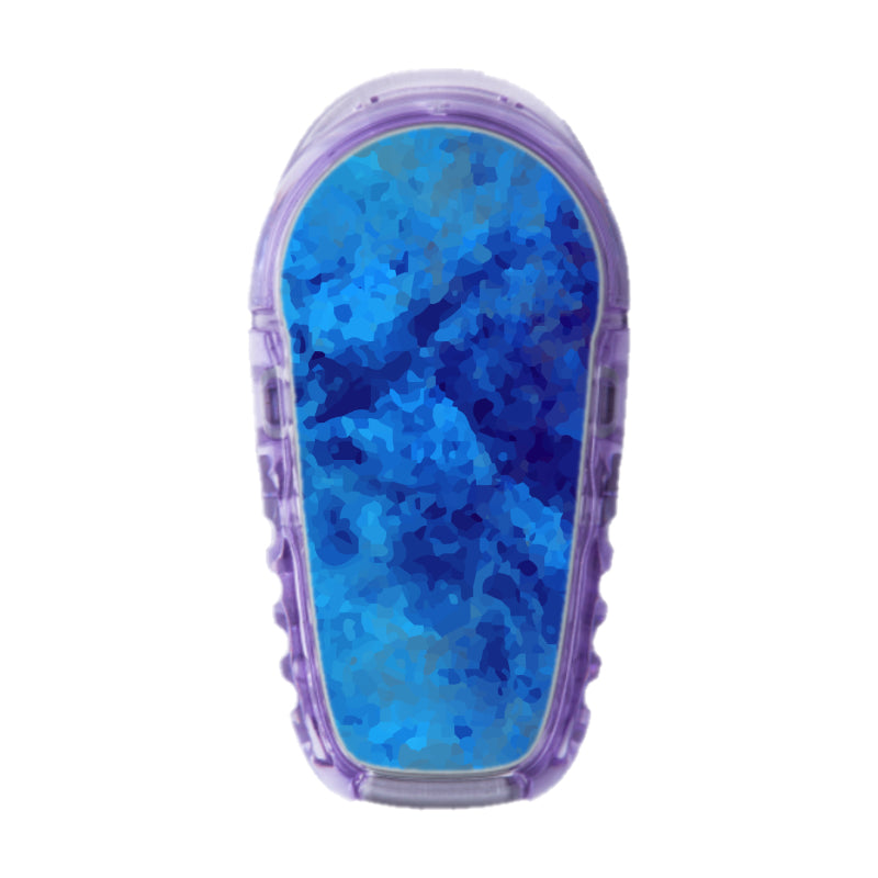 Dexcom G6/One Sensor Sticker (Deep Blue) - Diabeticsupply.co.uk