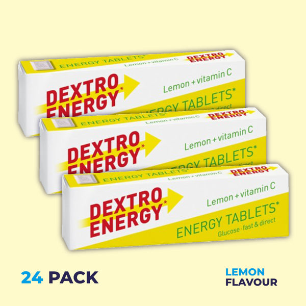 Dextro Energy Tablets - Lemon (24 Pack) - Diabeticsupply.co.uk