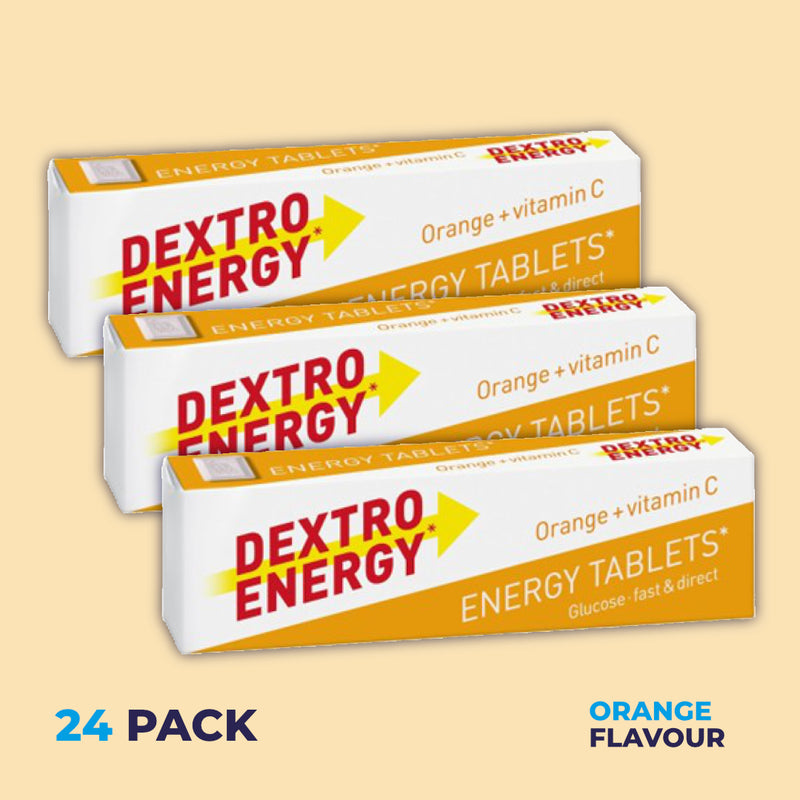 Dextro Energy Tablets - Orange (24 Pack) - Diabeticsupply.co.uk