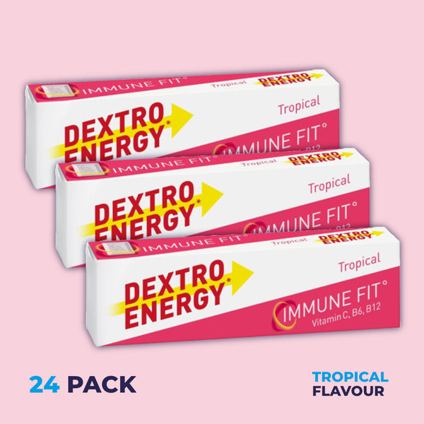Dextro Energy Tablets - Tropical (24 Pack) - Diabeticsupply.co.uk