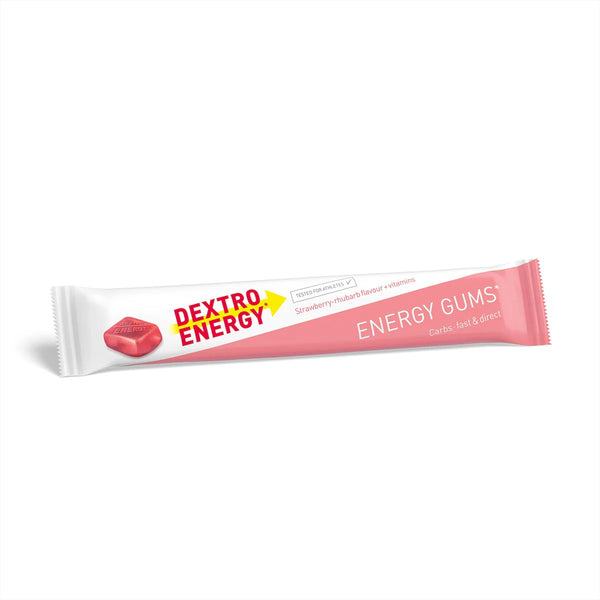Dextro Energy Gums - Strawberry-Rhubarb (single pack) - Diabeticsupply ...