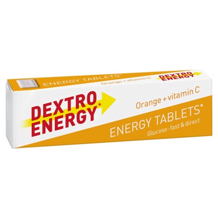 Dextro Energy Tablets - Orange (single pack) - Diabeticsupply.co.uk