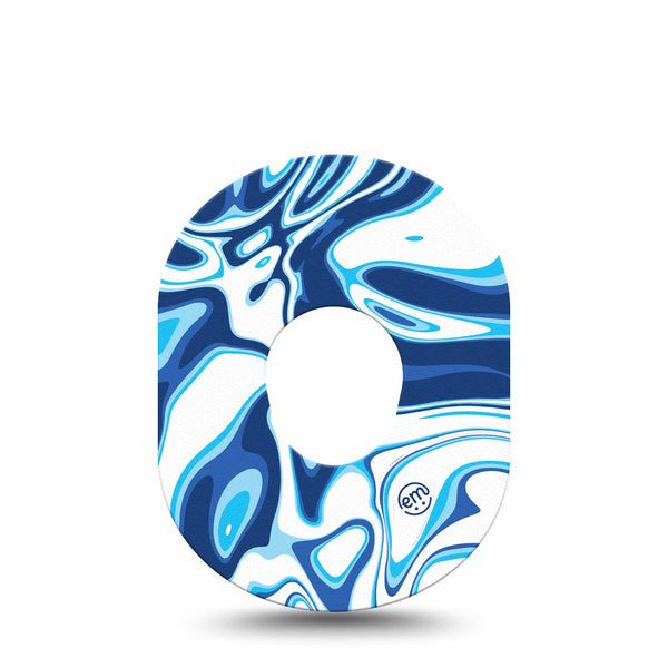 ExpressionMed Blue Marble Adhesive Patch Dexcom G7/Dexcom ONE+ ...