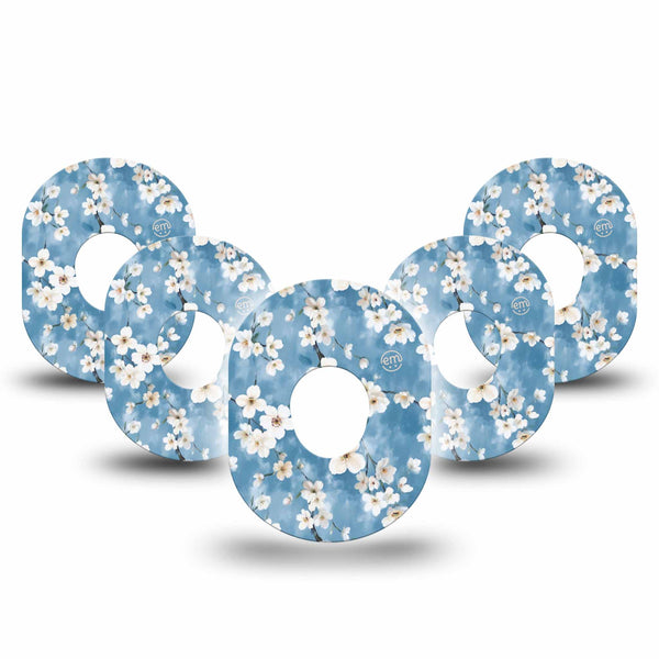 ExpressionMed Cherry Blossom Adhesive Patch Dexcom G7/Dexcom ONE+ - Diabeticsupply.co.uk