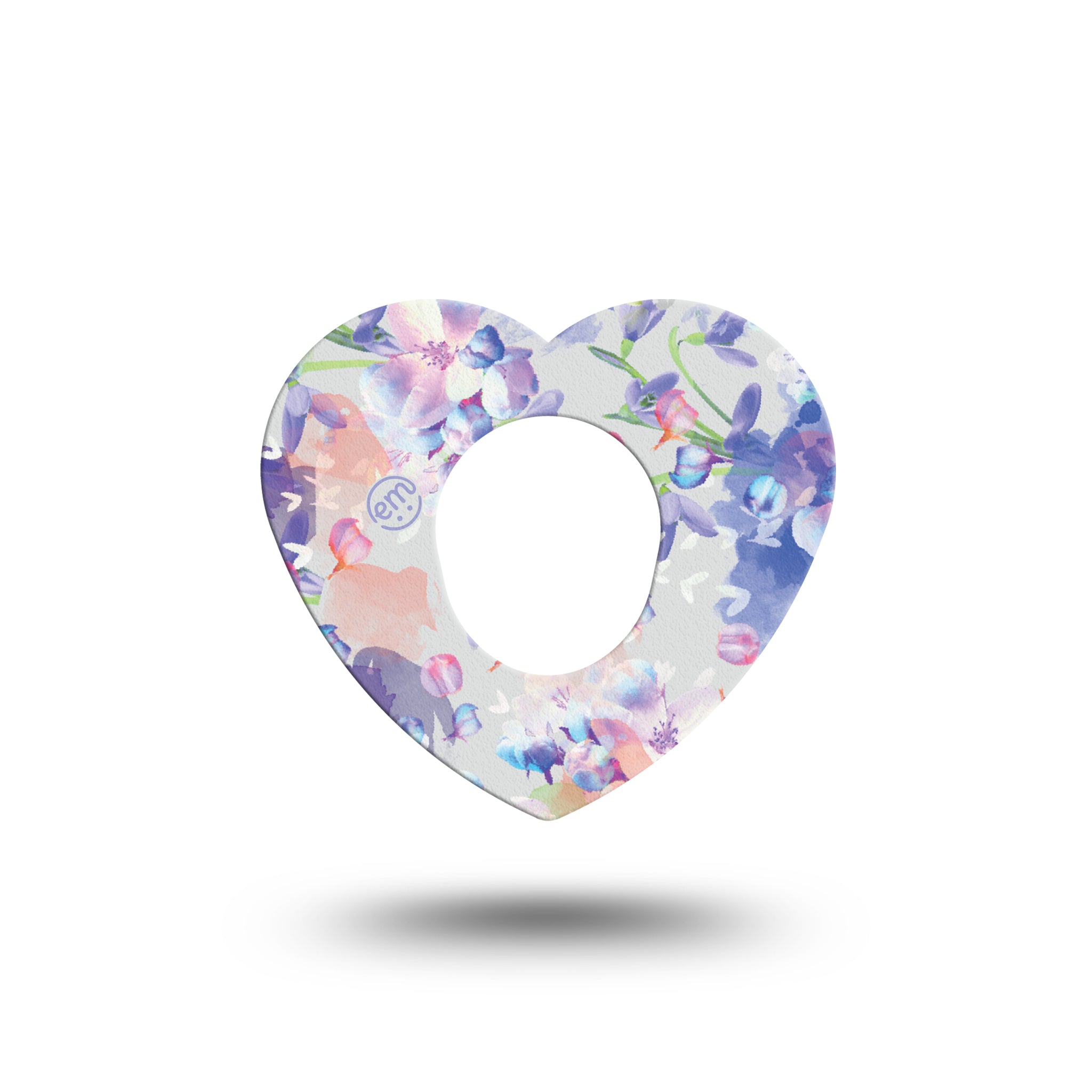 ExpressionMed Dreamy Blooms Dexcom G7 Heart Adhesive Patch - Diabeticsupply.co.uk
