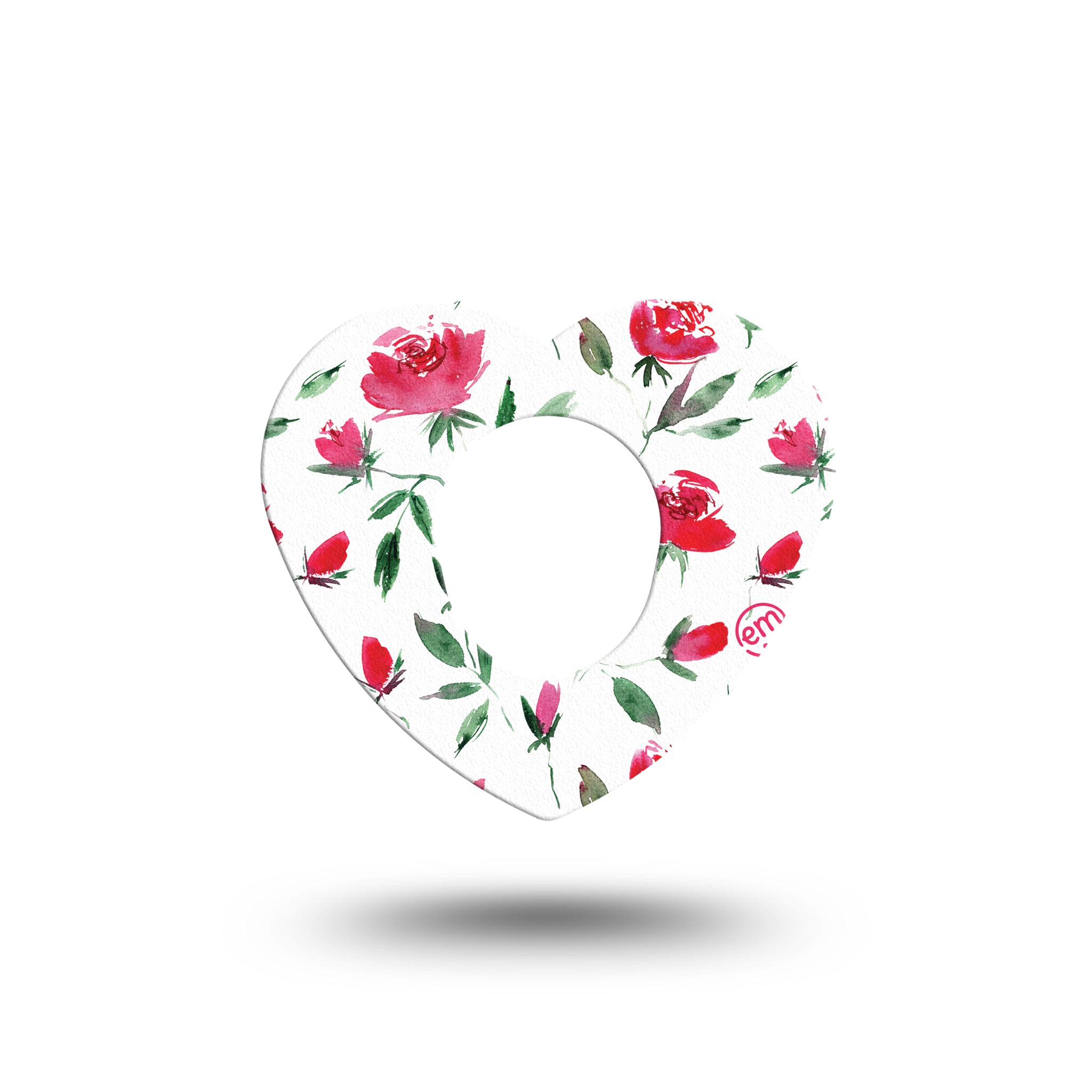 ExpressionMed Rose Garden Dexcom G7 Heart Adhesive Patch - Diabeticsupply.co.uk