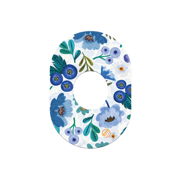 ExpressionMed Blue Anemone Adhesive Patch Dexcom G7/Dexcom ONE+ ...