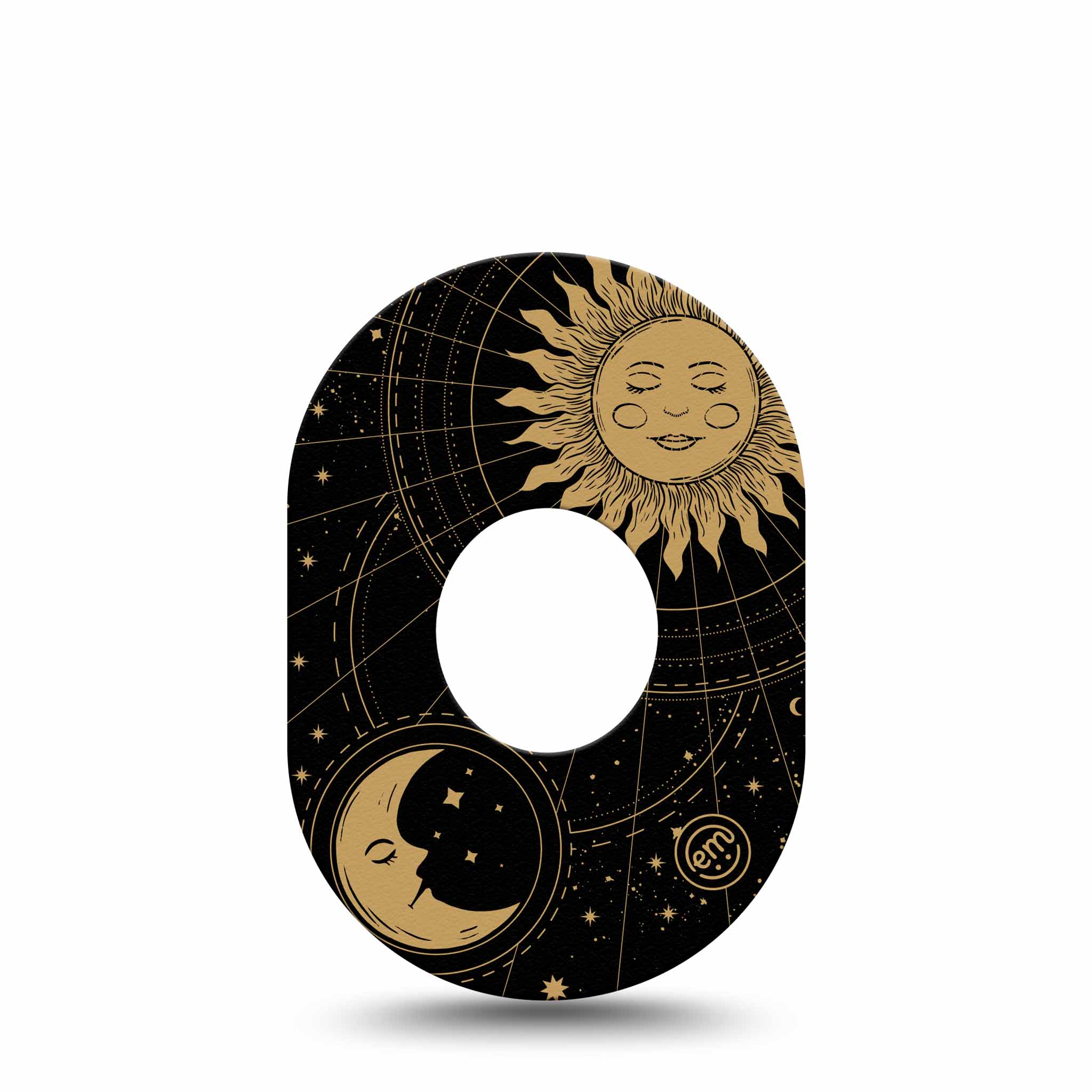 ExpressionMed Cosmic Vibes Adhesive Patch Dexcom G7/Dexcom ONE+ - Diabeticsupply.co.uk