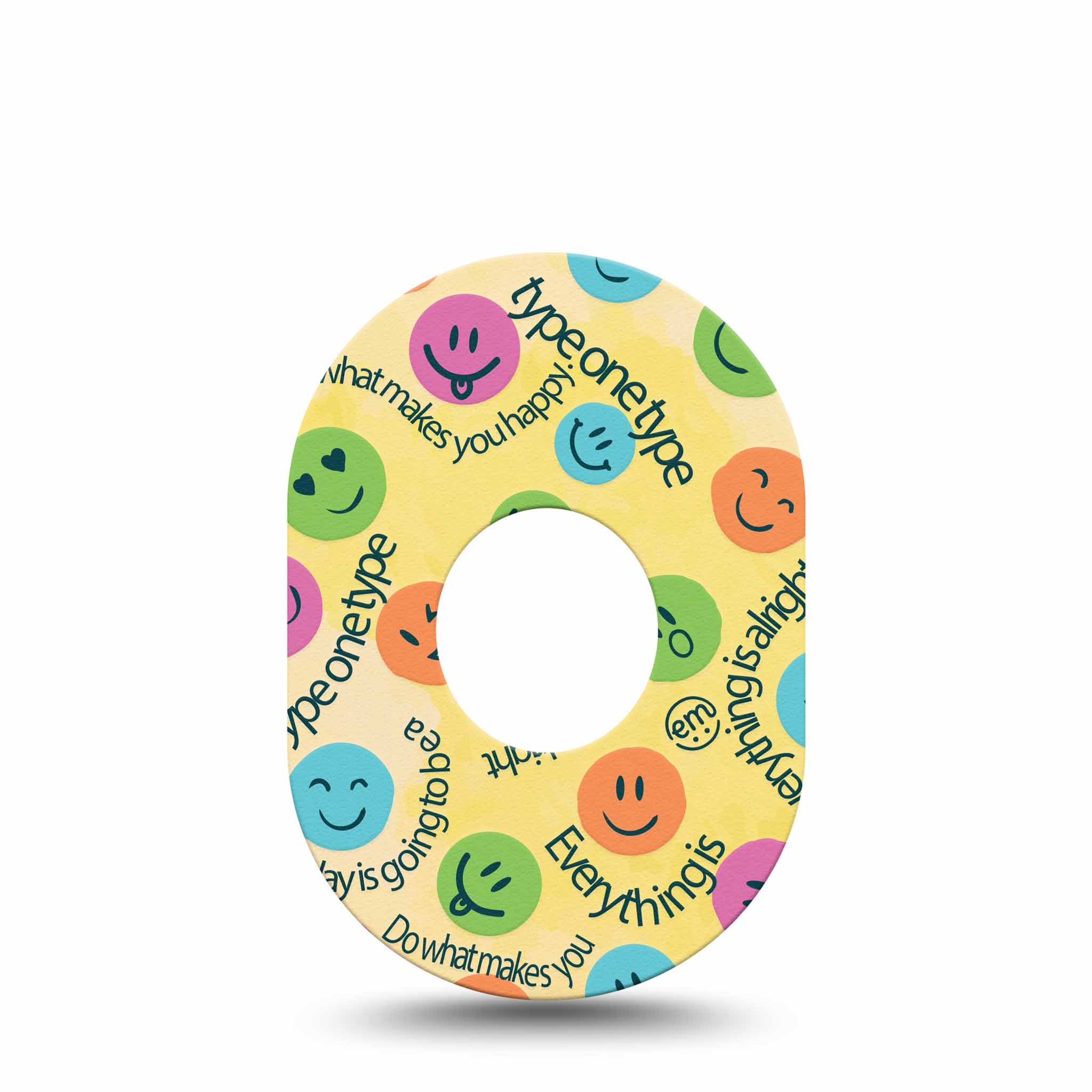 Expressionmed Smileys Adhesive Patch Dexcom G7dexcom One