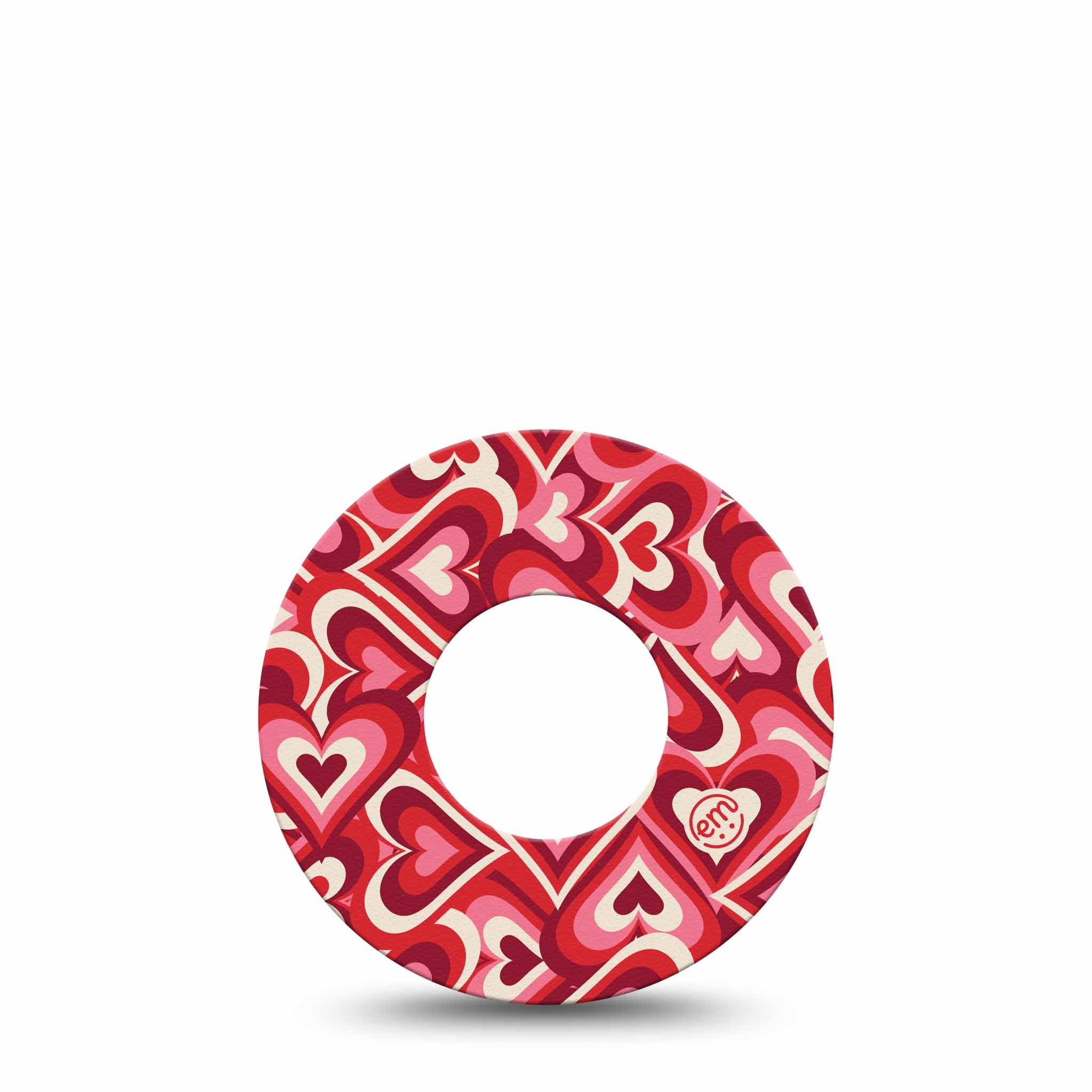 ExpressionMed Valentine Hearts Adhesive Patch Freestyle Libre 2 - Diabeticsupply.co.uk
