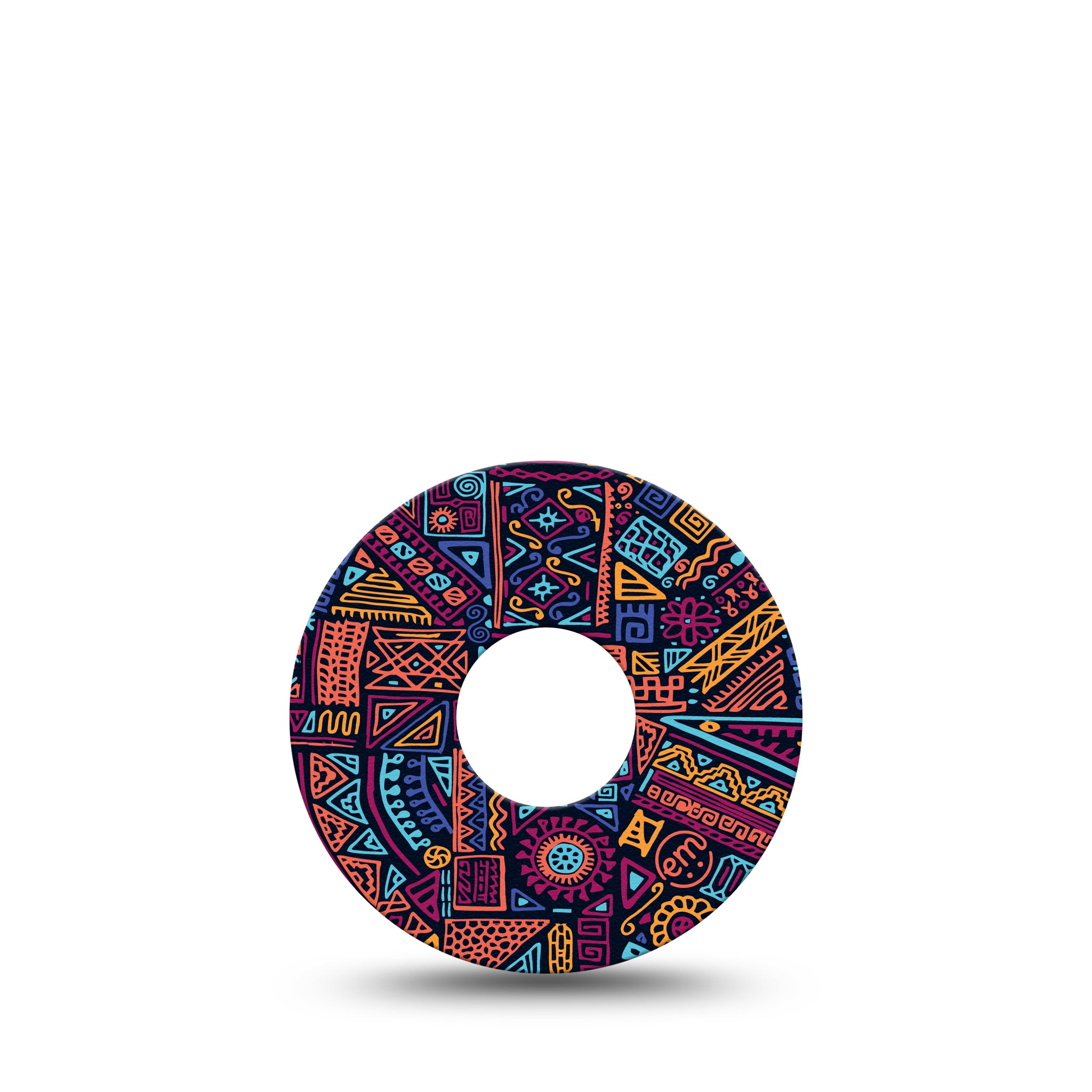 ExpressionMed Geometric Neon Adhesive Patch Freestyle Libre 3 - Diabeticsupply.co.uk