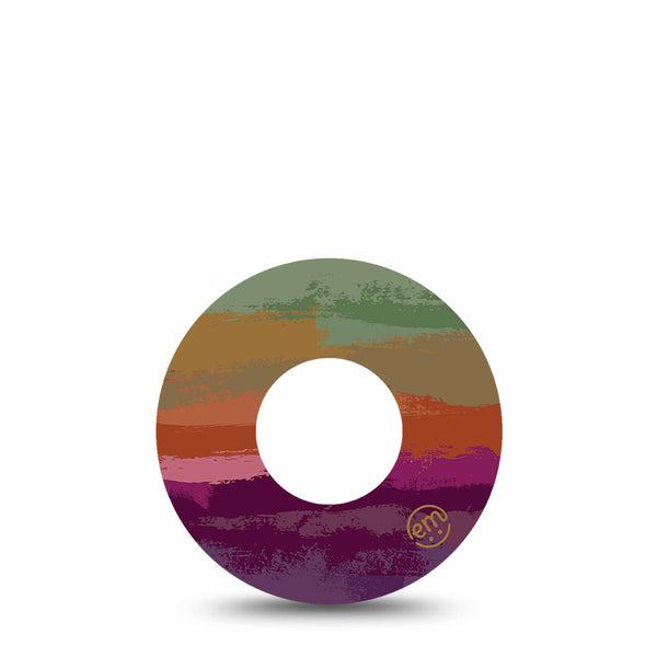 ExpressionMed Falling Colours Adhesive Patch Freestyle Libre 2 - Diabeticsupply.co.uk