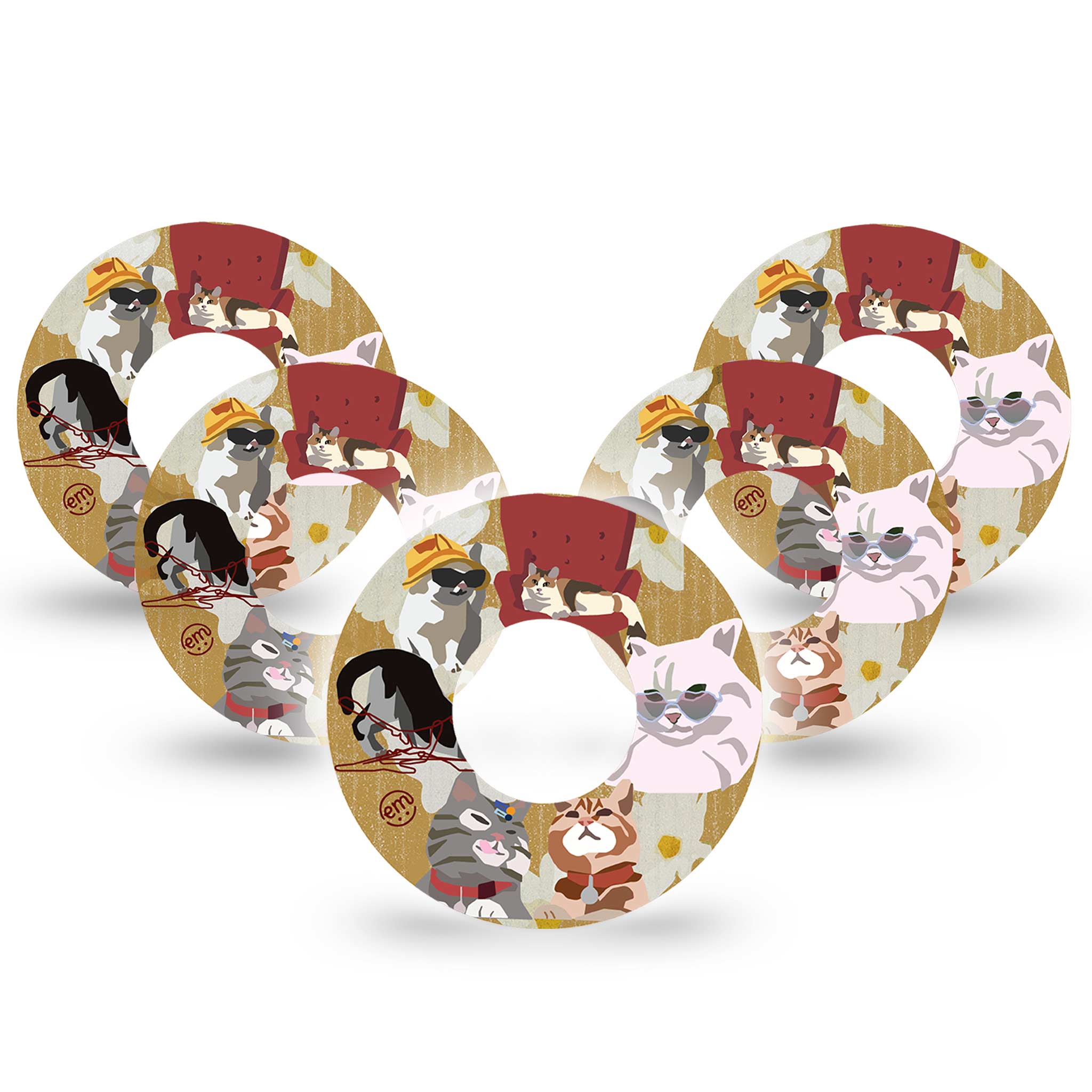 ExpressionMed Kitty Cats Adhesive Patch Freestyle Libre 2 - Diabeticsupply.co.uk