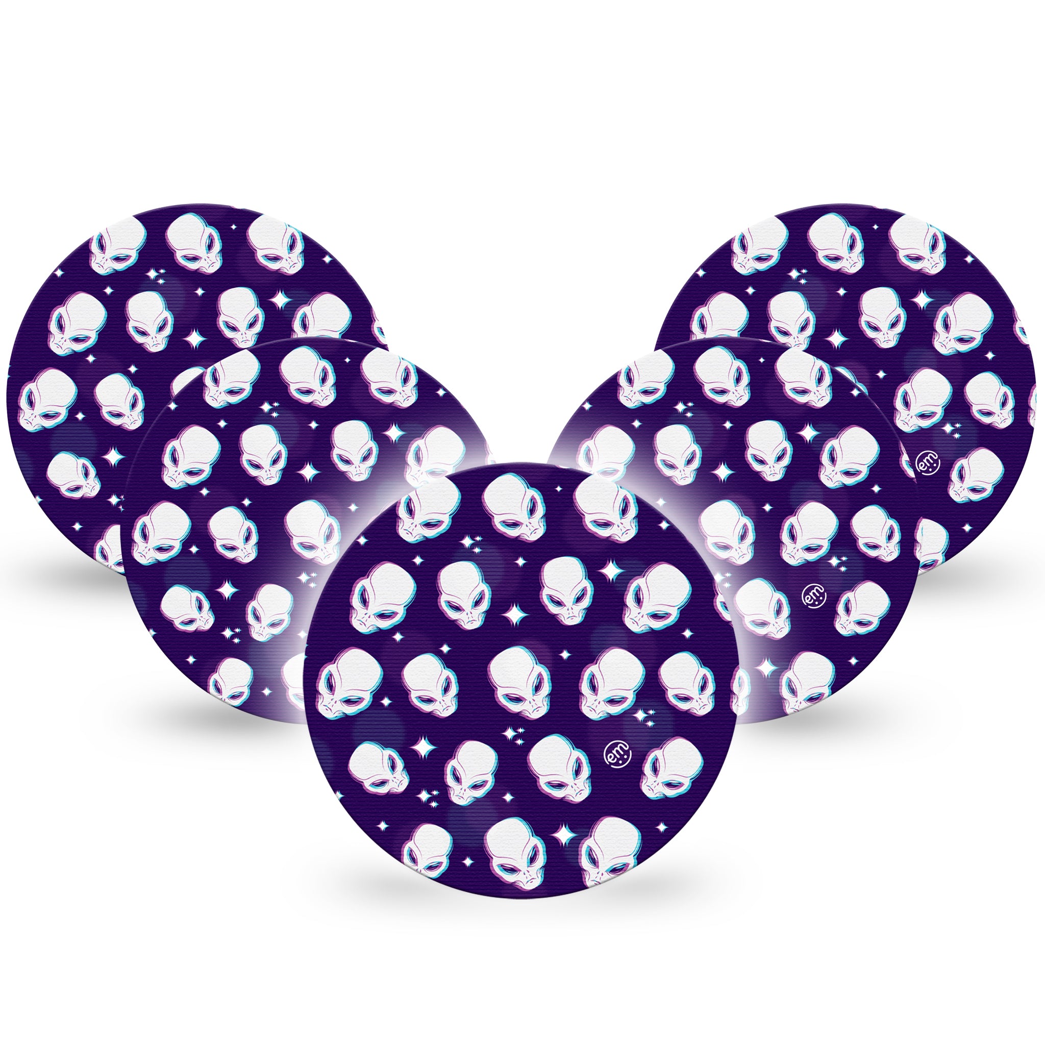 ExpressionMed OverPatch Aliens Adhesive Patch Freestyle Libre 2 or 3 - Diabeticsupply.co.uk