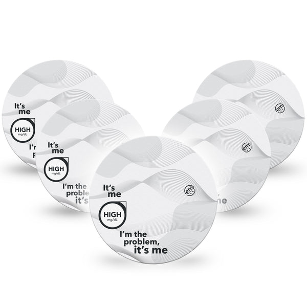 ExpressionMed OverPatch High, I'm the Problem Adhesive Patch Freestyle - Diabeticsupply.co.uk