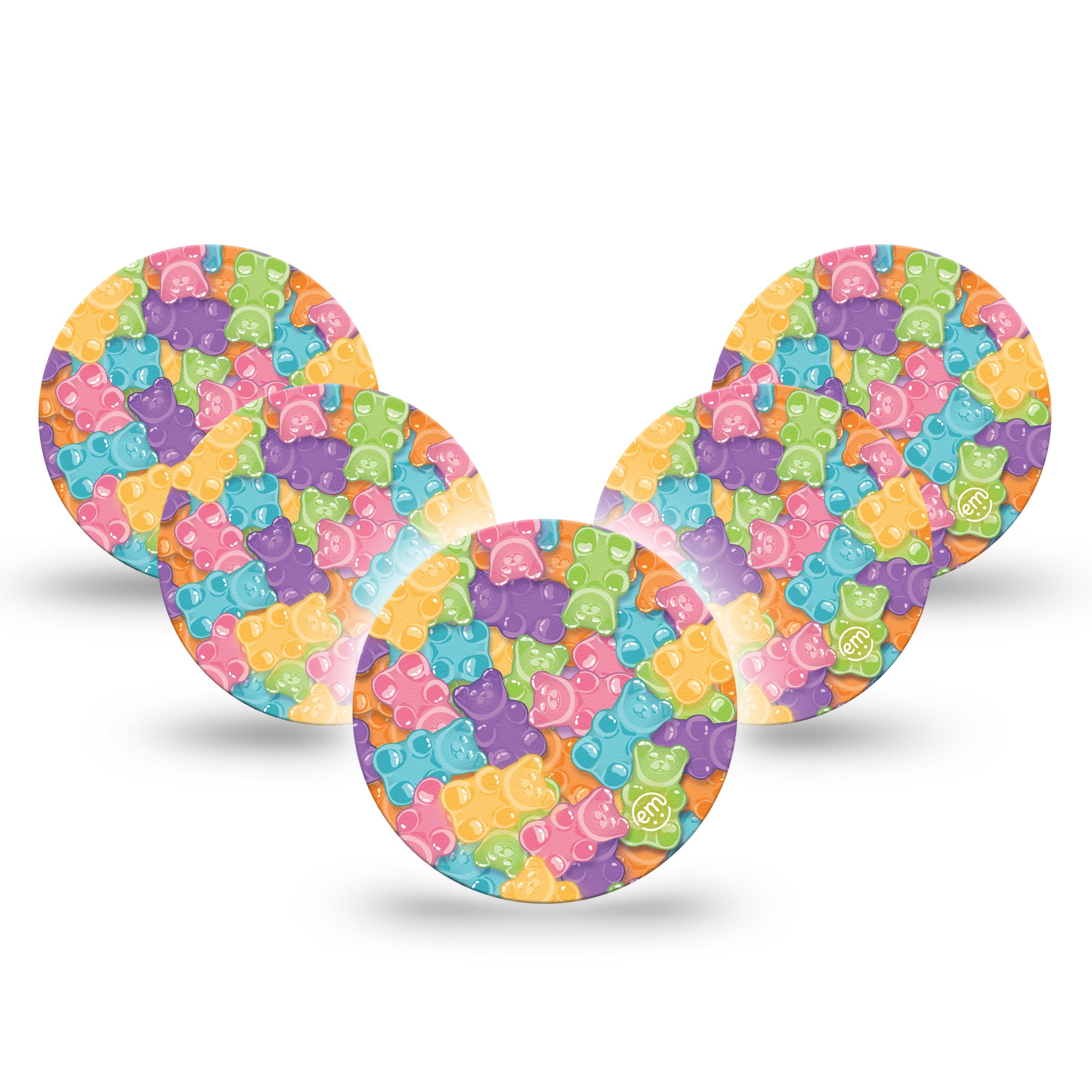 ExpressionMed OverPatch Gummy Bears Adhesive Patch Freestyle Libre 3 - Diabeticsupply.co.uk