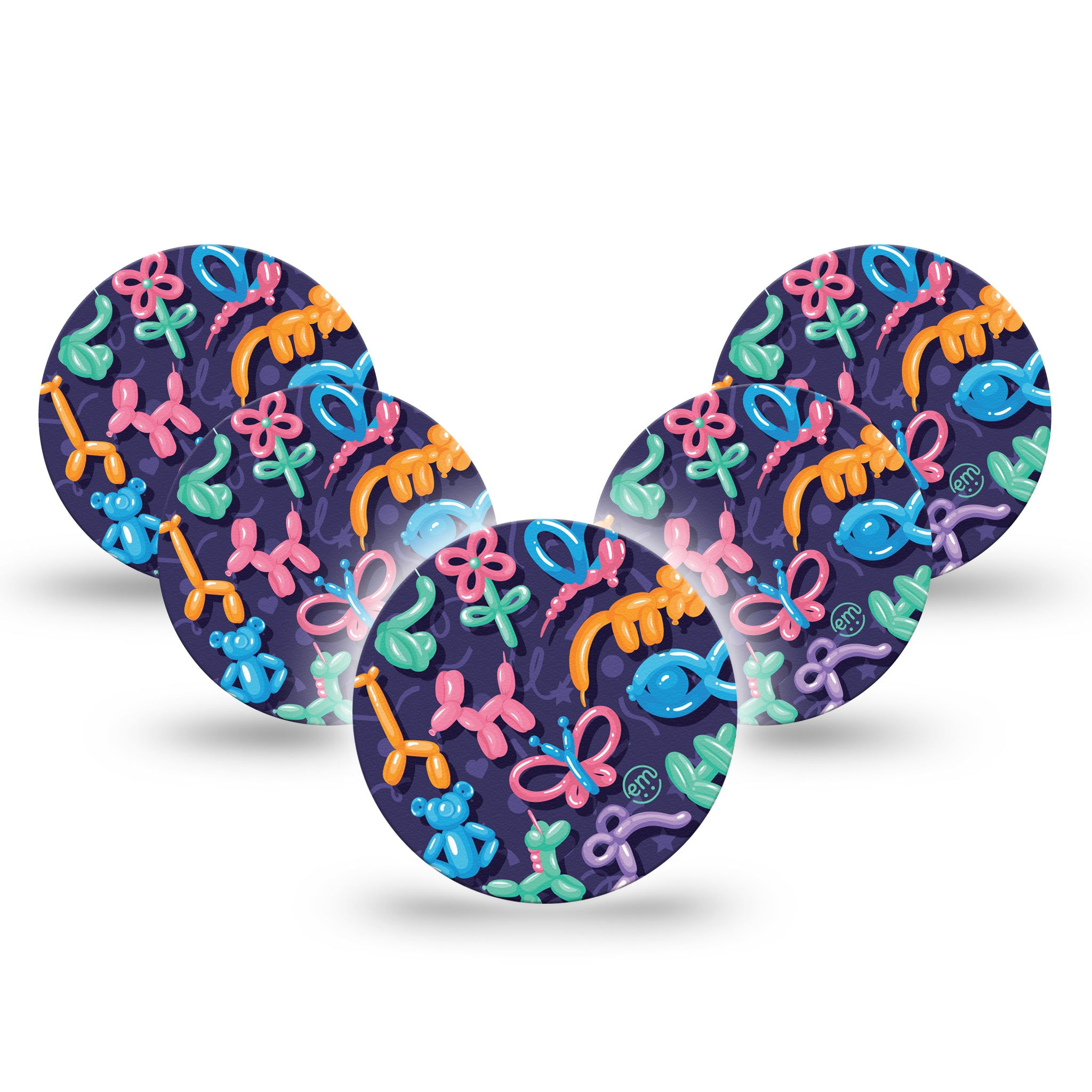 ExpressionMed OverPatch Balloon Animals Adhesive Patch Freestyle Libre 3 - Diabeticsupply.co.uk