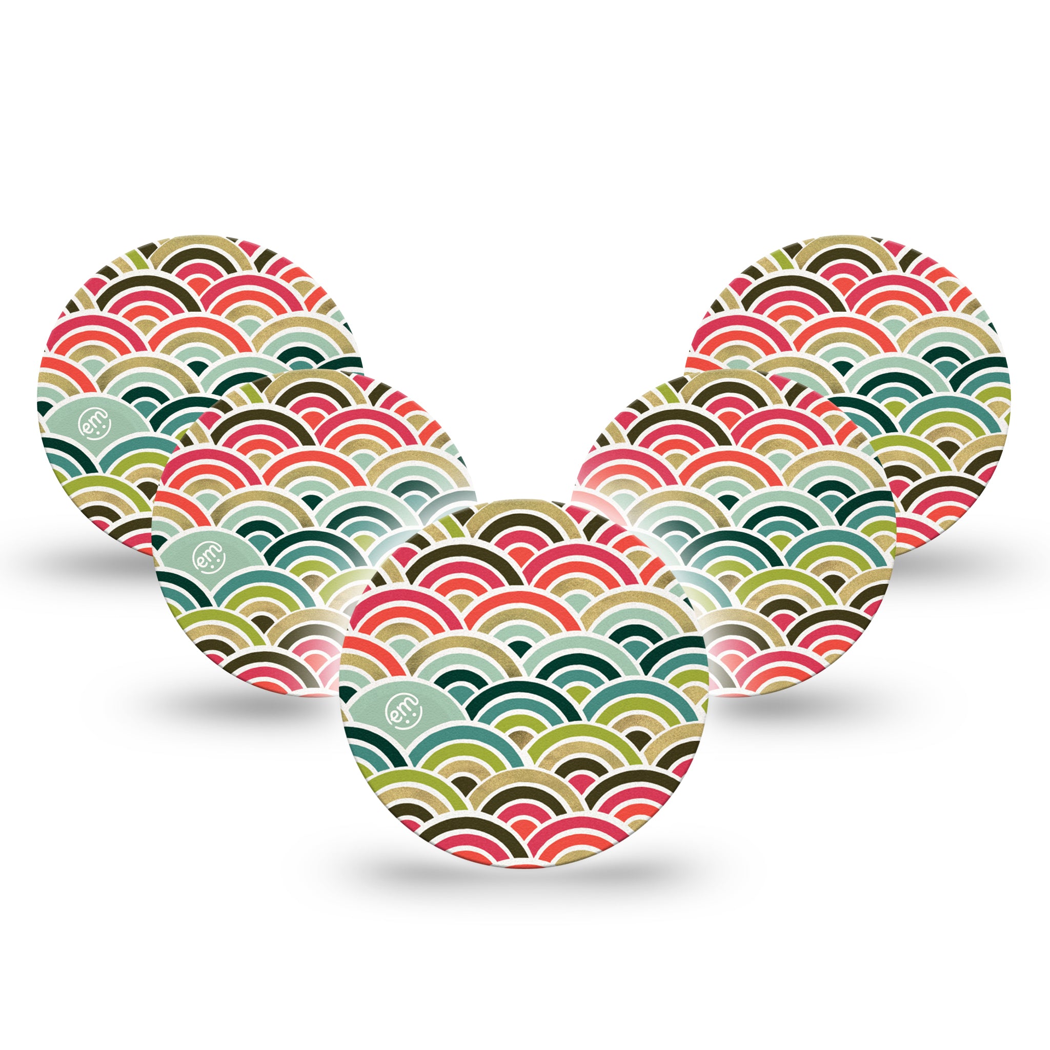 ExpressionMed OverPatch Coral Mint Adhesive Patch Freestyle Libre 3 - Diabeticsupply.co.uk