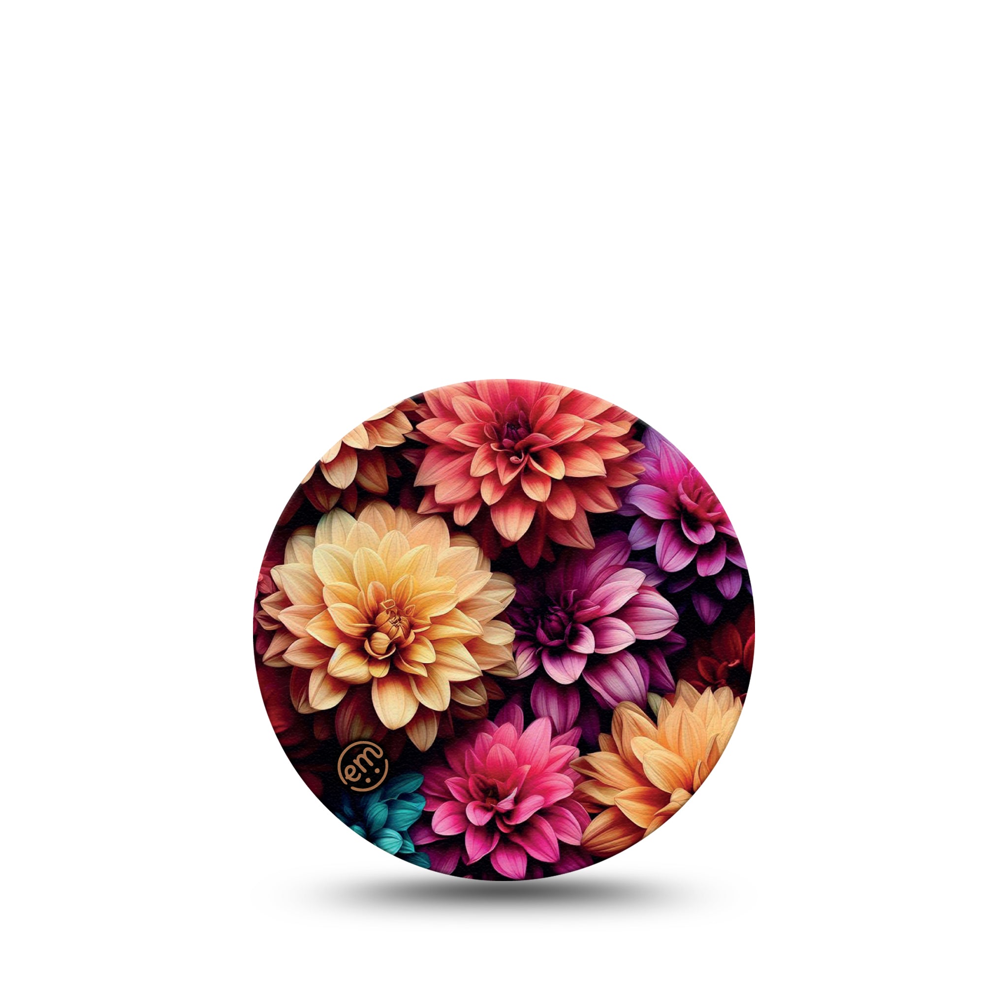 ExpressionMed OverPatch Dahlia Bouquet Adhesive Patch Freestyle Libre 3 - Diabeticsupply.co.uk