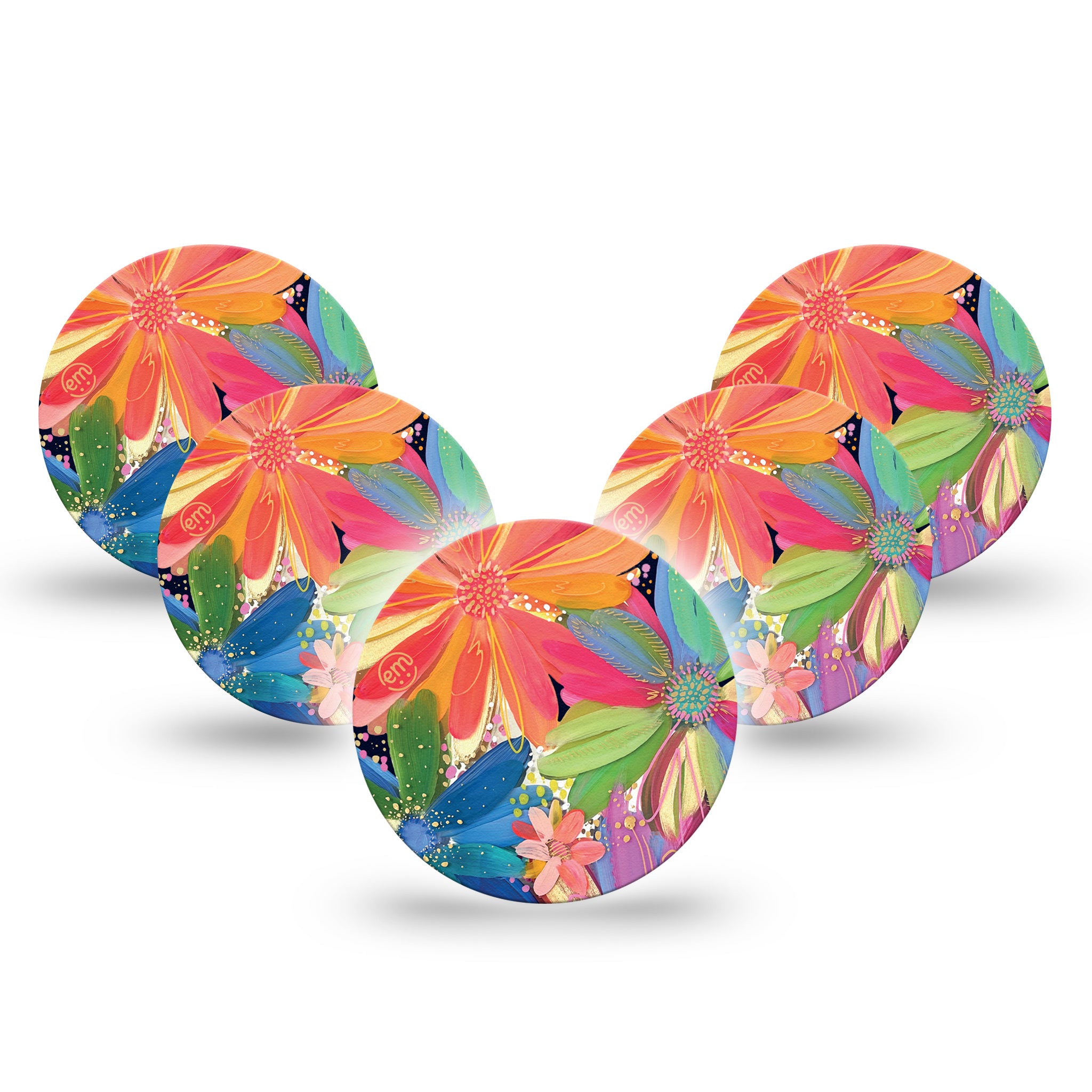 ExpressionMed OverPatch Flower Song Adhesive Patch Freestyle Libre 3 - Diabeticsupply.co.uk