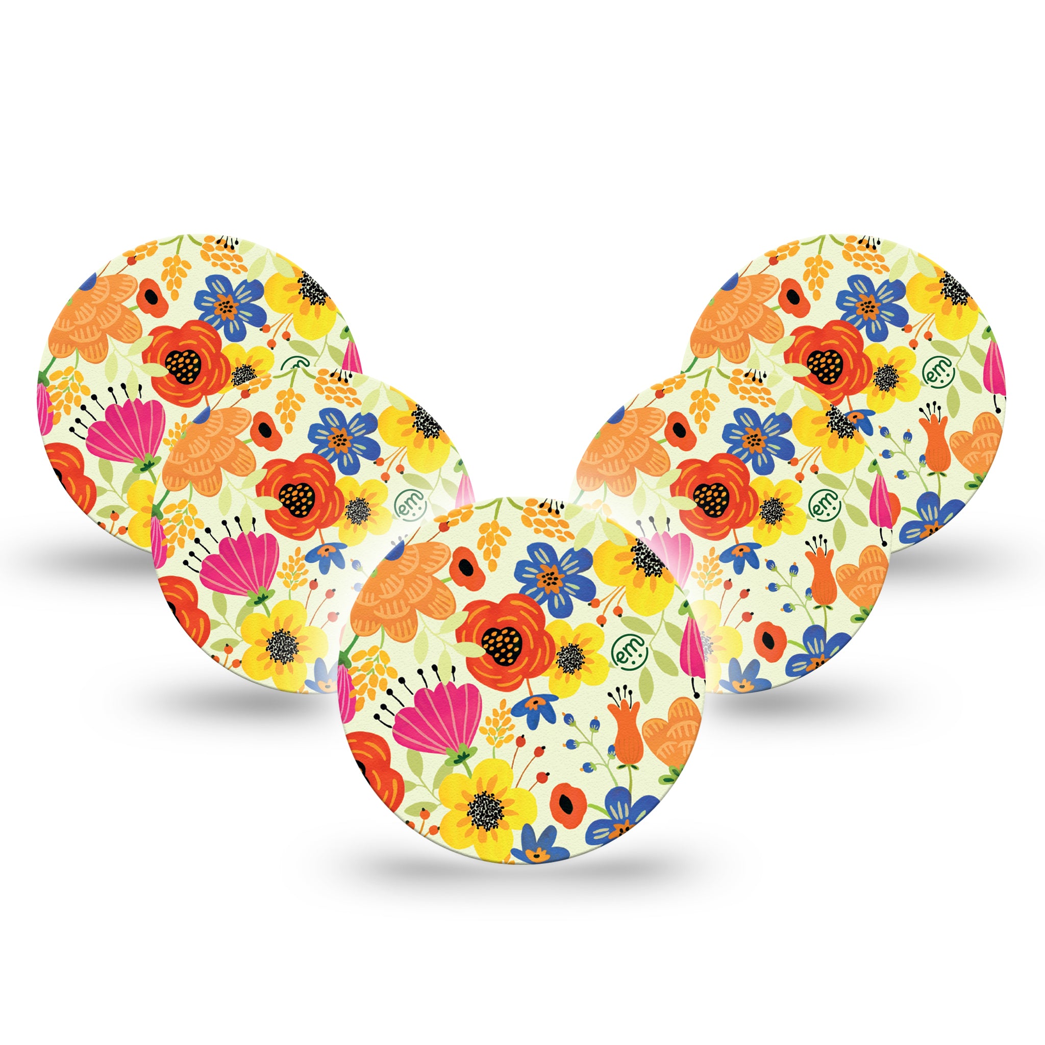 ExpressionMed OverPatch Botanical Garden Adhesive Patch Freestyle Libre 3 - Diabeticsupply.co.uk