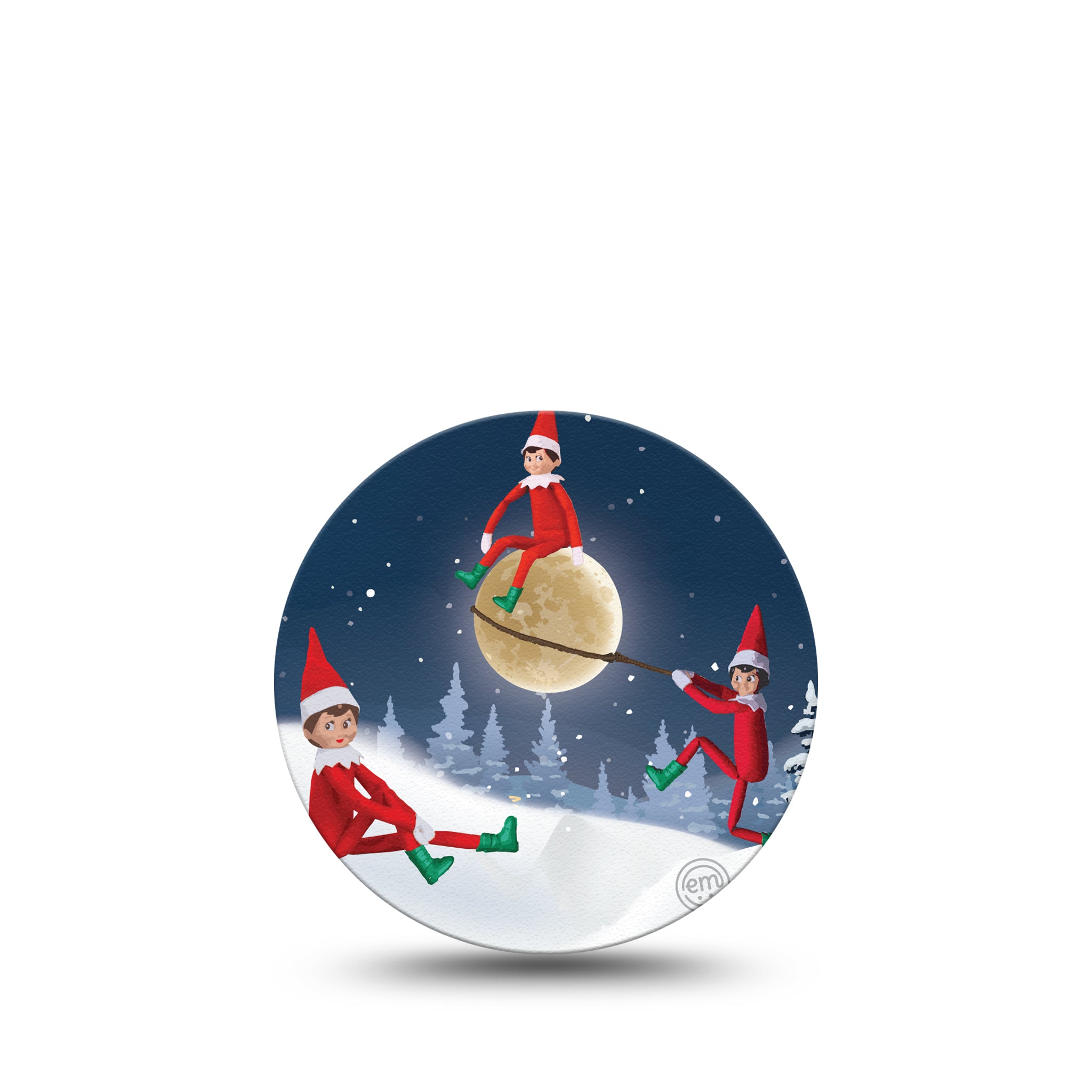 ExpressionMed OverPatch Mischievous Elves Adhesive Patch Freestyle Libre 3 - Diabeticsupply.co.uk