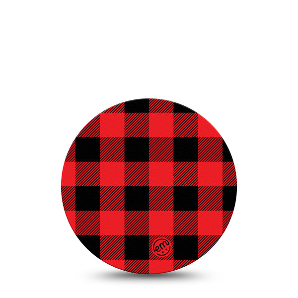 ExpressionMed OverPatch Lumberjack Adhesive Patch Freestyle Libre 2 or ...