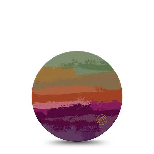 ExpressionMed OverPatch Falling Colours Adhesive Patch Freestyle Libre - Diabeticsupply.co.uk