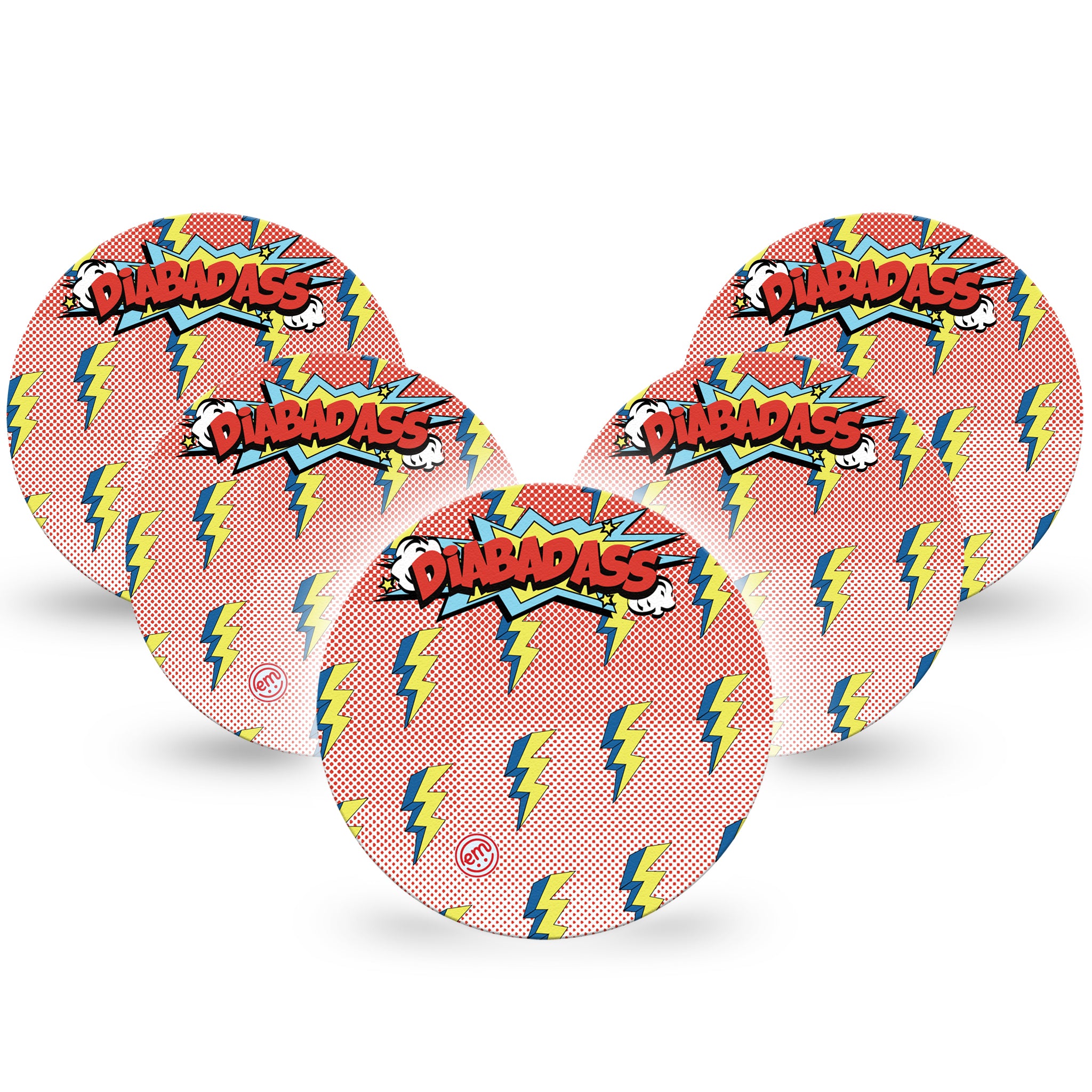 ExpressionMed OverPatch Diabadass Adhesive Patch Freestyle Libre 2 or 3 - Diabeticsupply.co.uk