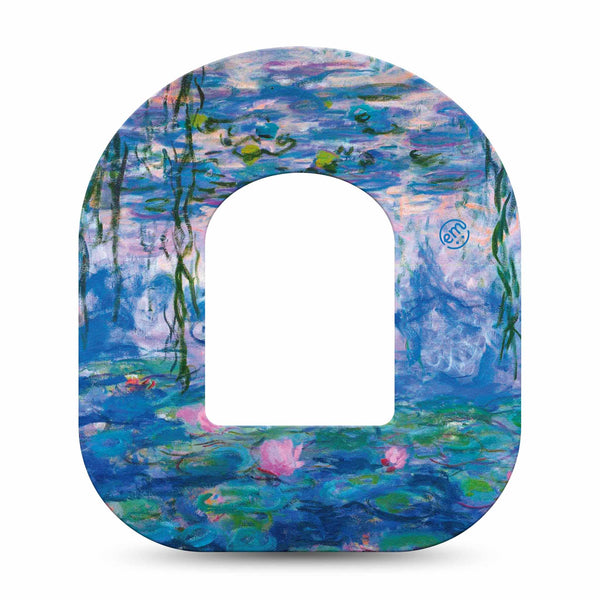 ExpressionMed Monet Water Lilies Adhesive Patch Omnipod ...