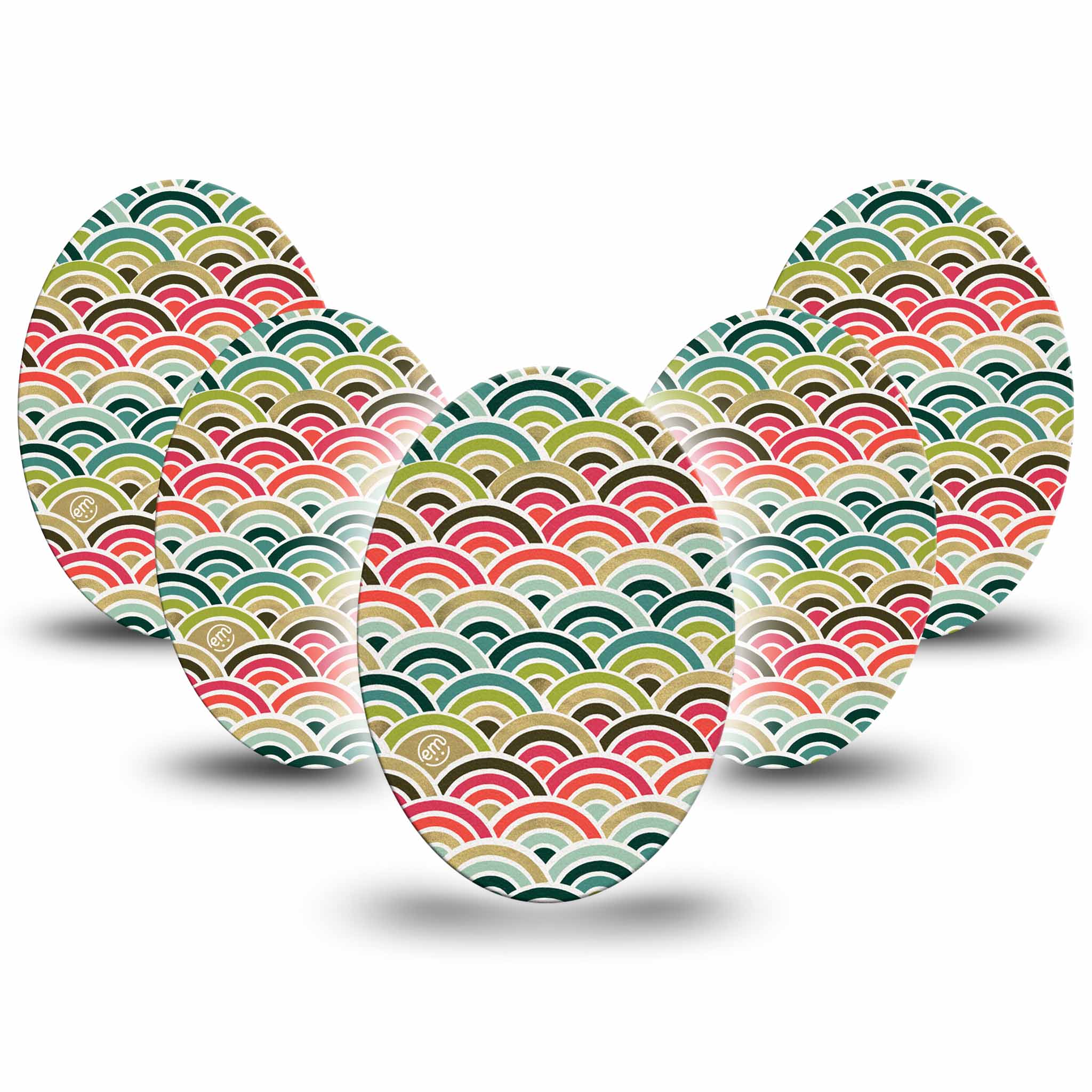 ExpressionMed Coral Mint Adhesive Patch Oval - Diabeticsupply.co.uk