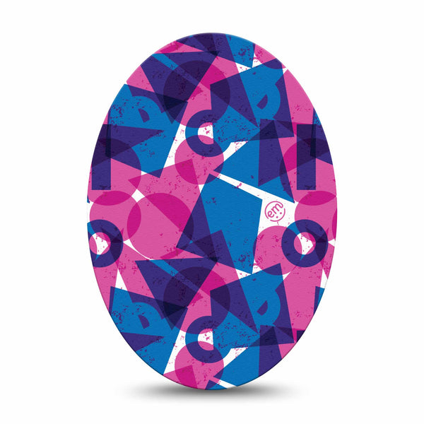 ExpressionMed Violet Vortex Adhesive Patch Oval - Diabeticsupply.co.uk