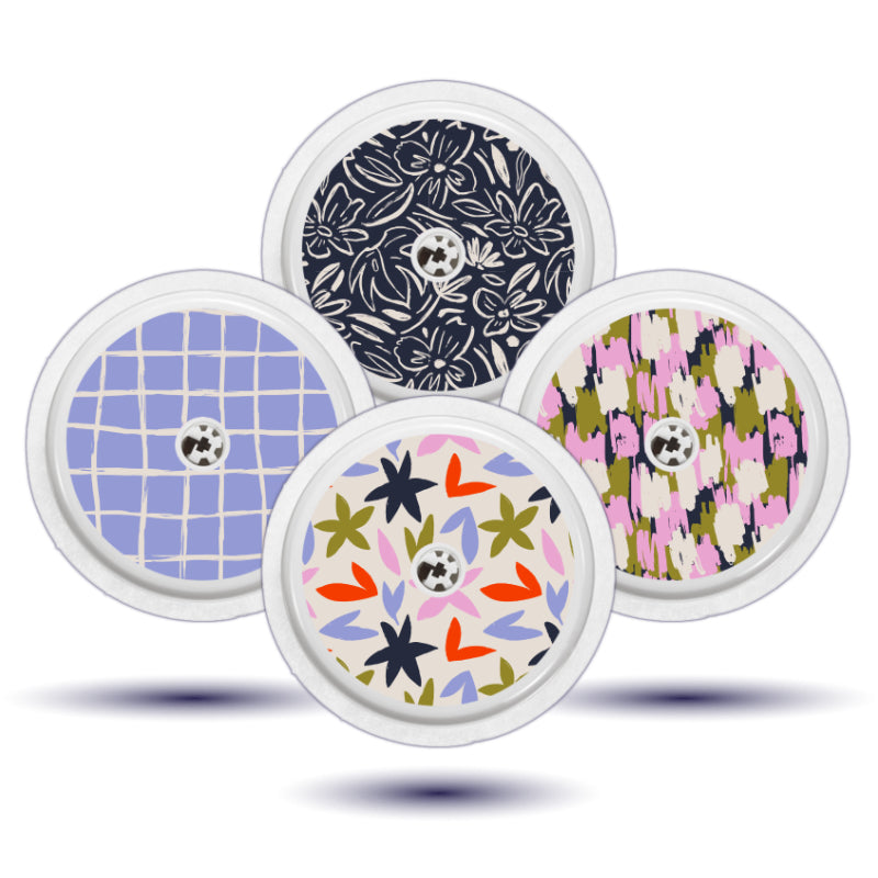 Freestyle Libre 2 Sensor Cover (Lavender Blooms Pack) 4pk ...