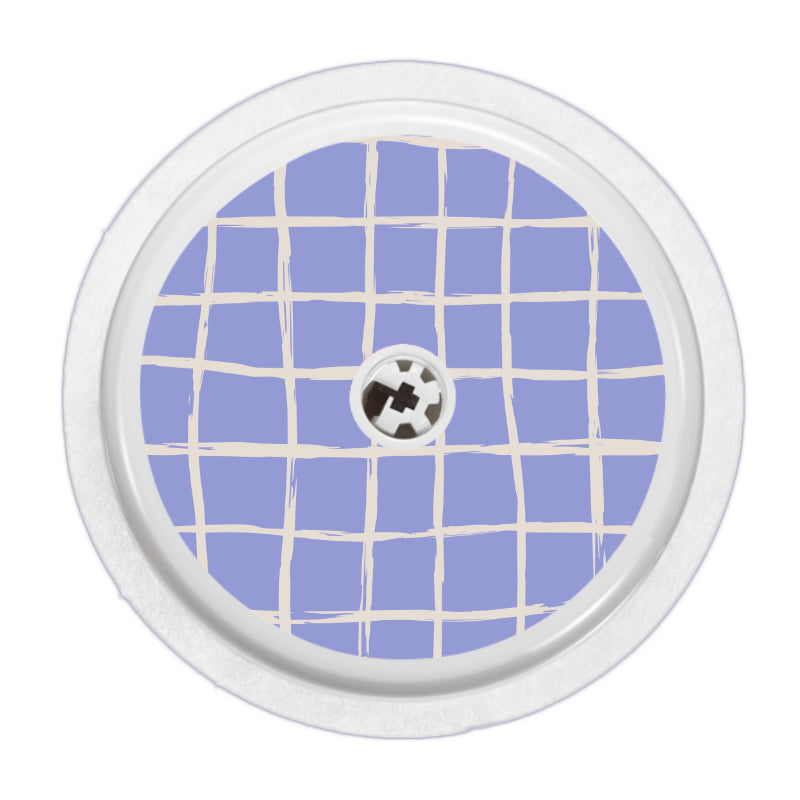 Freestyle Libre 2 Sensor Cover (Lavender Lines) - Diabeticsupply.co.uk