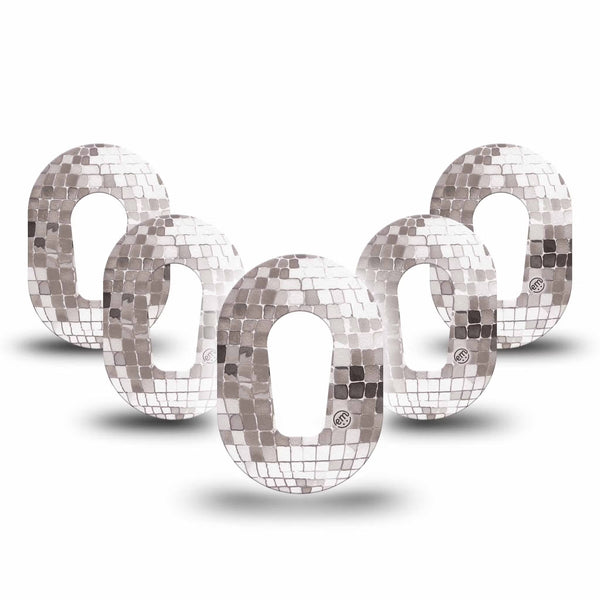 ExpressionMed Mini Mirror Ball Adhesive Patch Dexcom G6/One - Diabeticsupply.co.uk