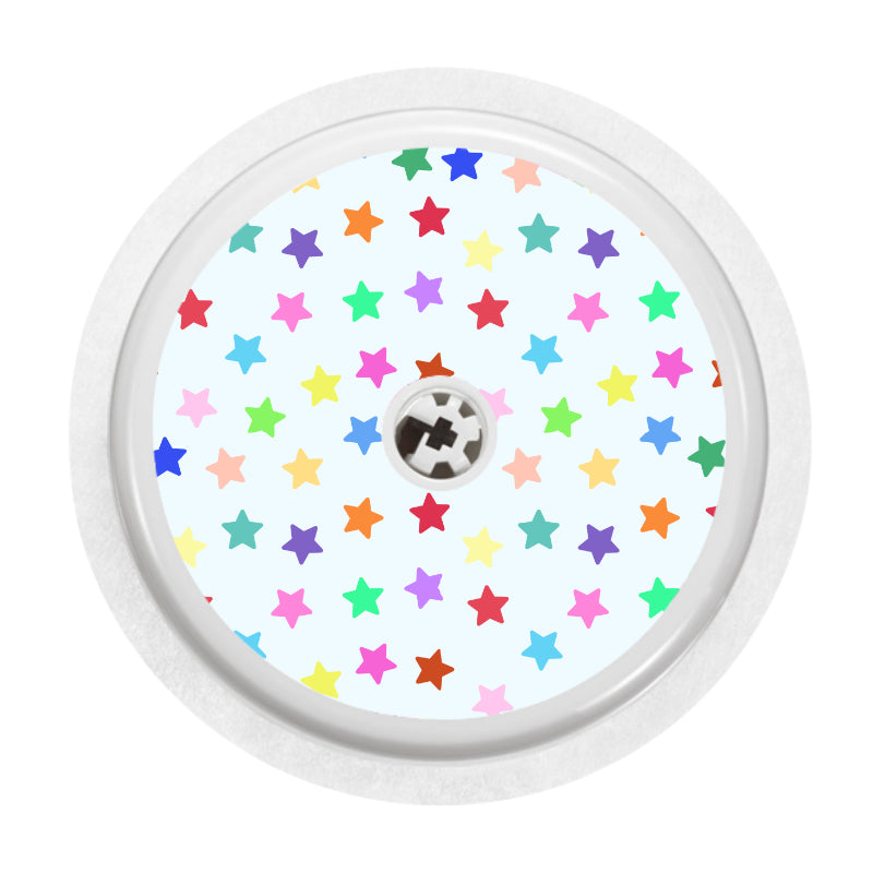 Freestyle Libre 2 Sensor Cover (Multi-Coloured Stars) - Diabeticsupply ...