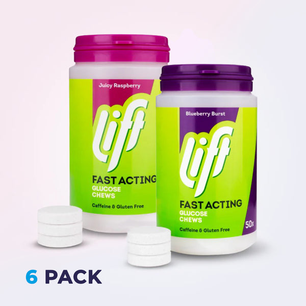 Lift/ GlucoTabs Mixed Bumper Pack (Pack of 300) Blueberry/Raspberry ...