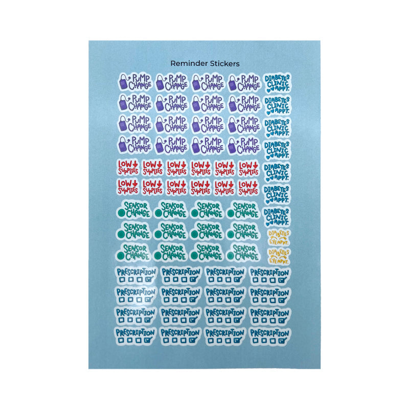 Betes the Axolotl - Logbook Stickers and Reminder Stickers 2 Pack ...