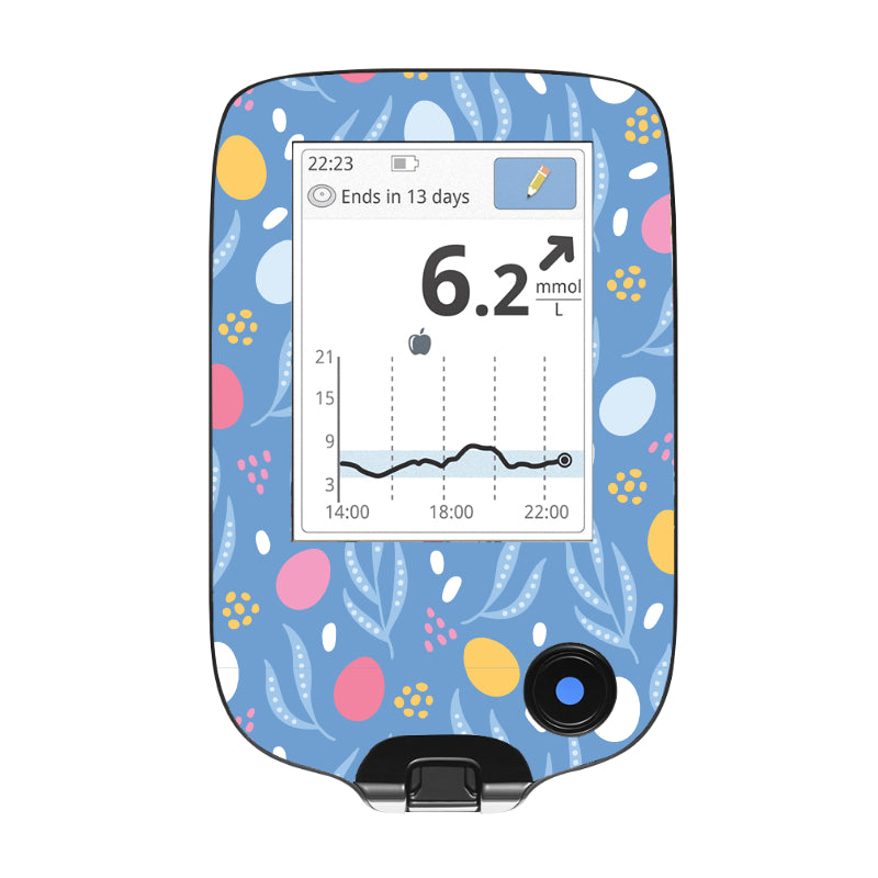 Freestyle Libre 2 Reader Sticker (Spring Fling) - Diabeticsupply.co.uk