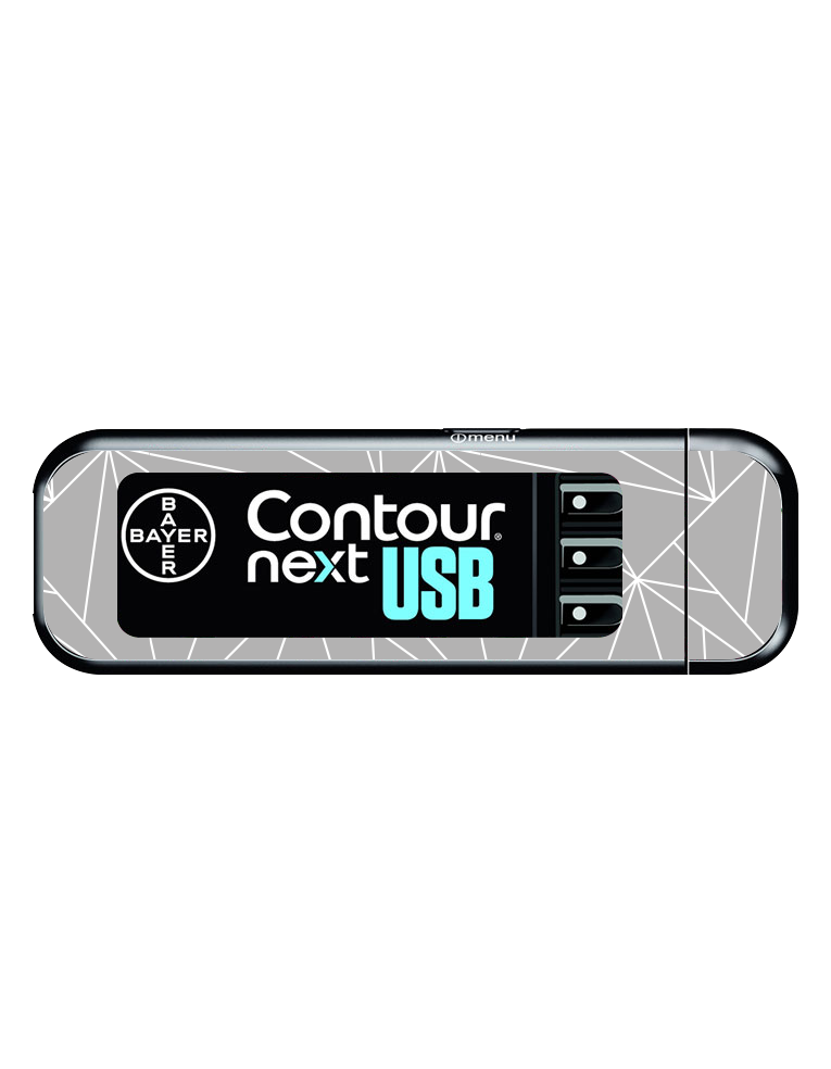 Bayer Contour Next USB Vinyl Sticker (Geomagic) - Diabeticsupply.co.uk