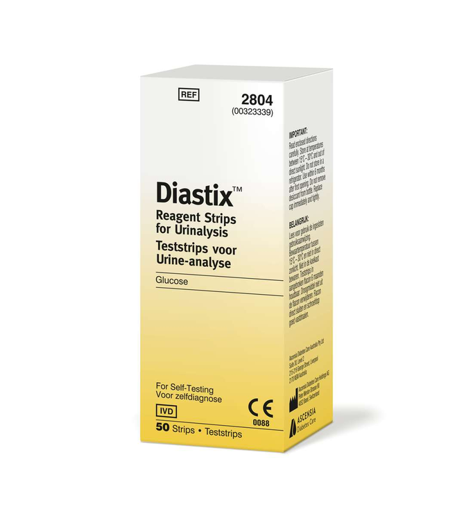 Diastix Reagent Strips - Pack of 50 - Diabeticsupply.co.uk
