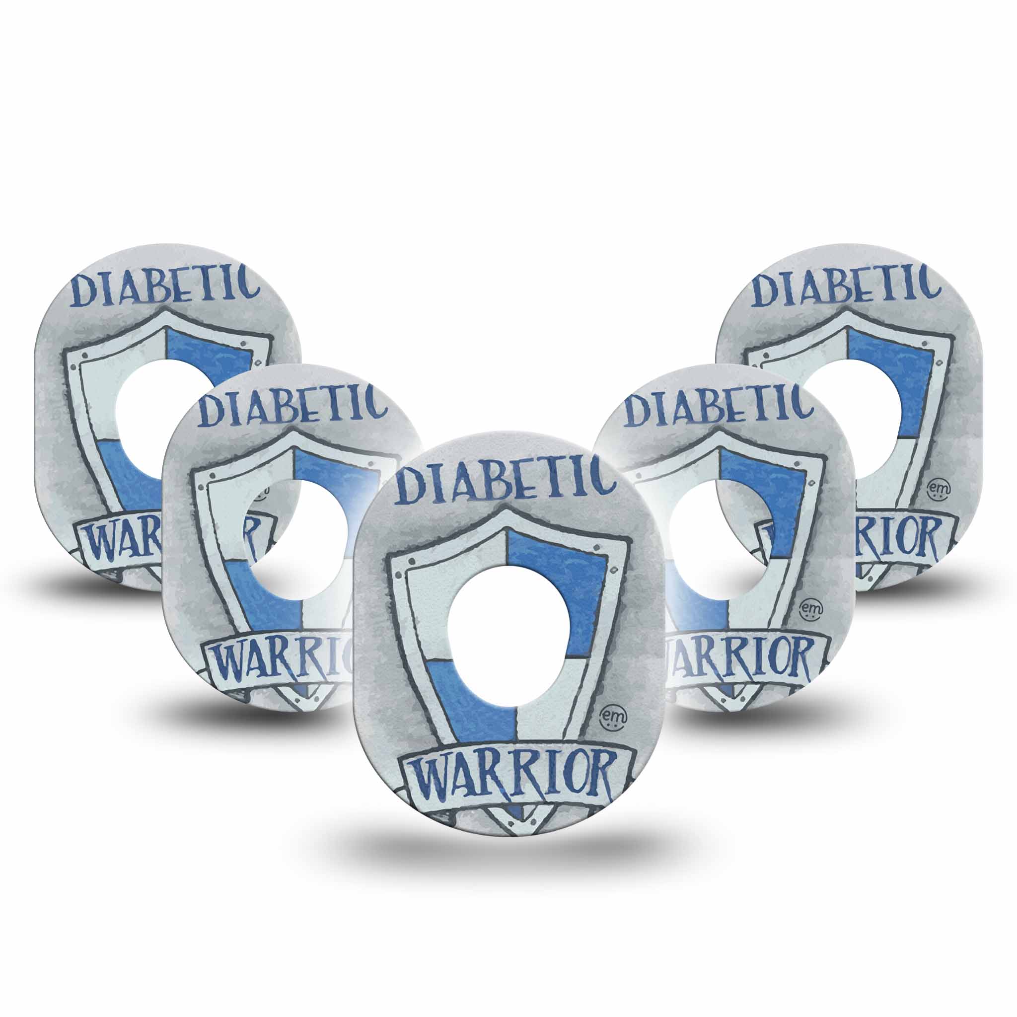 ExpressionMed Diabetic Warrior Adhesive Patch Dexcom G7/Dexcom ONE+ - Diabeticsupply.co.uk