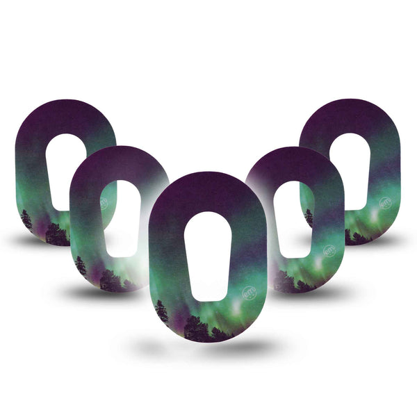 ExpressionMed Mini Northern Lights Adhesive Patch Dexcom G6/One - Diabeticsupply.co.uk