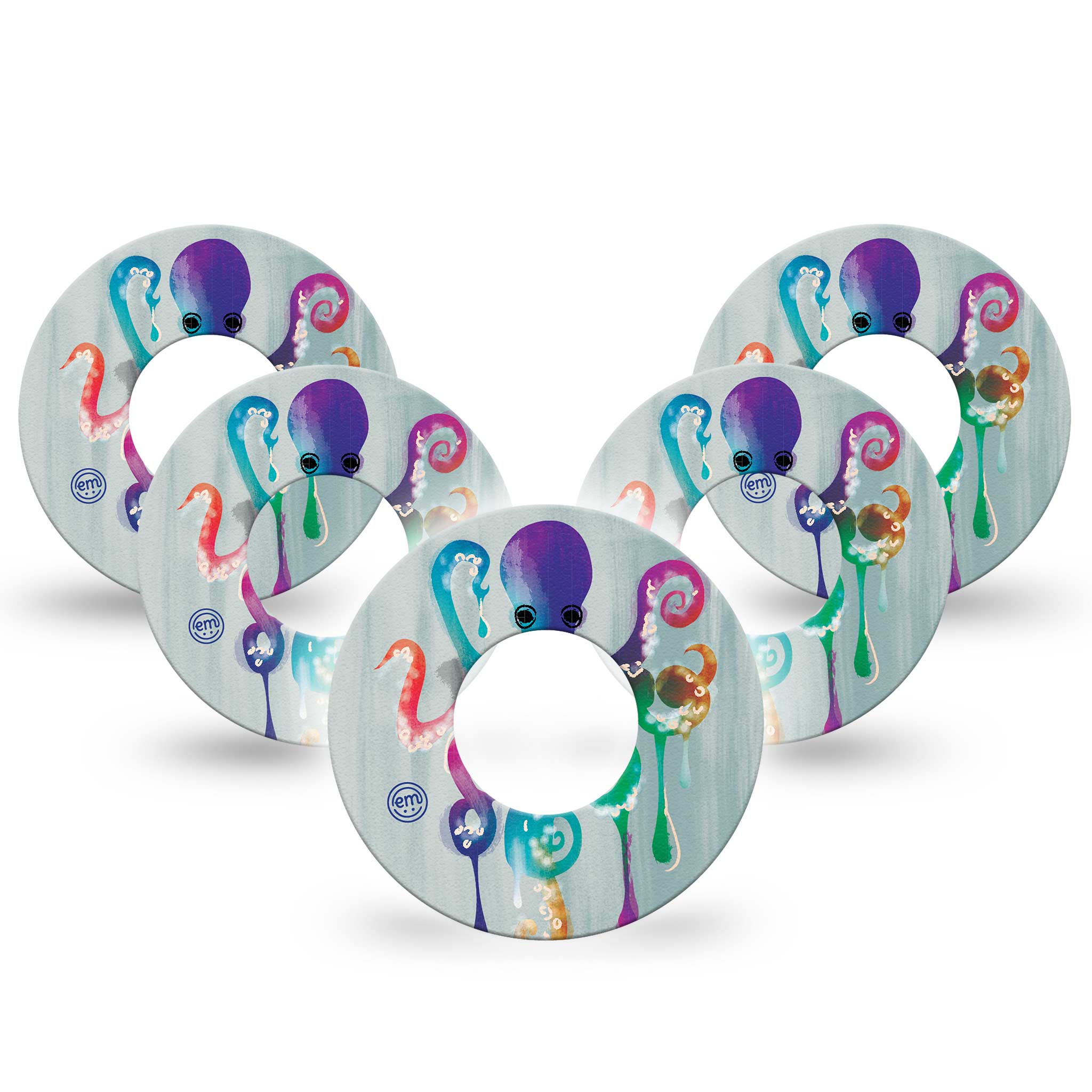 ExpressionMed Octopus Tattoo Adhesive Patch Freestyle Libre 2 - Diabeticsupply.co.uk
