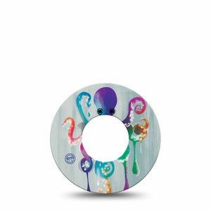 ExpressionMed Octopus Tattoo Adhesive Patch Freestyle Libre 2 - Diabeticsupply.co.uk