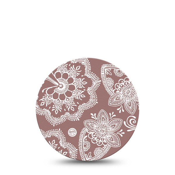 ExpressionMed OverPatch Henna Adhesive Patch Freestyle Libre 2 or 3 - Diabeticsupply.co.uk