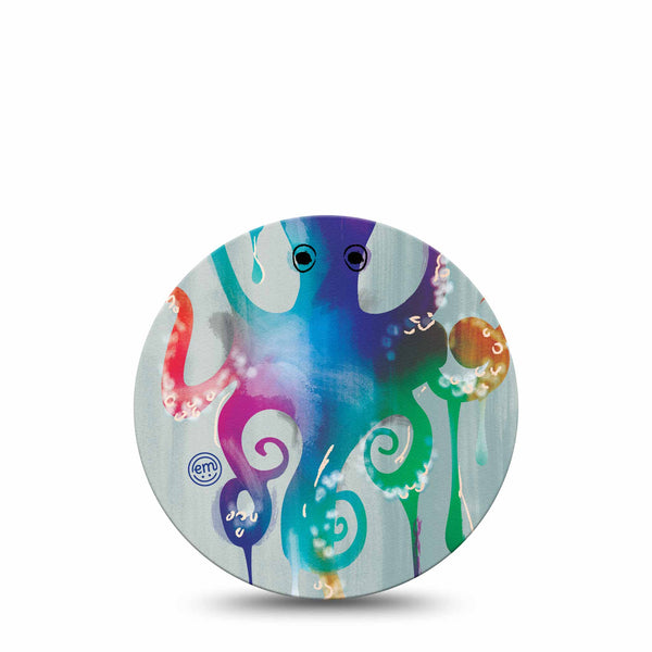 ExpressionMed OverPatch Octopus Tattoo Adhesive Patch Freestyle Libre - Diabeticsupply.co.uk