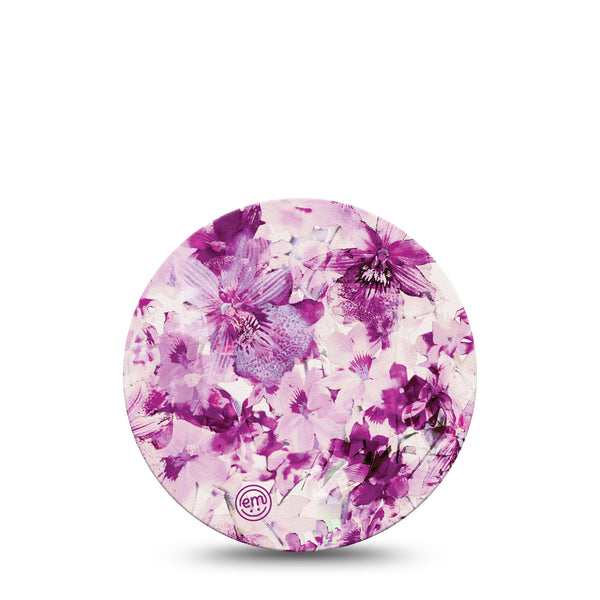 ExpressionMed OverPatch Violet Orchids Adhesive Patch Freestyle Libre ...