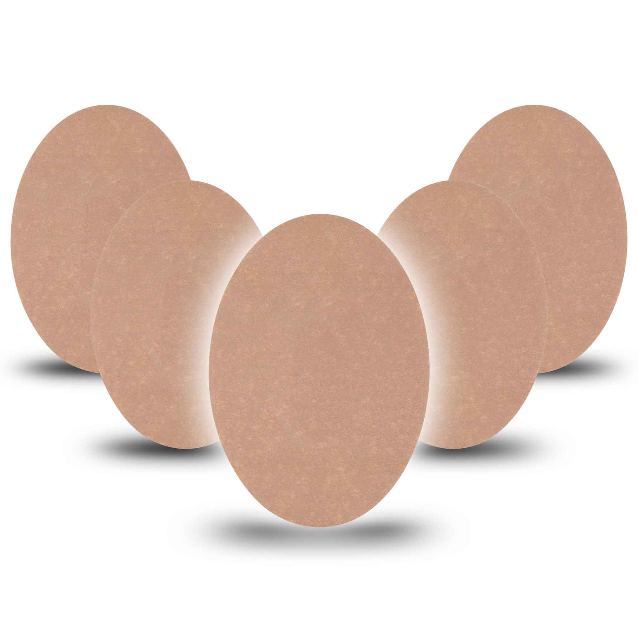 ExpressionMed Tan Adhesive Patch Oval - Diabeticsupply.co.uk