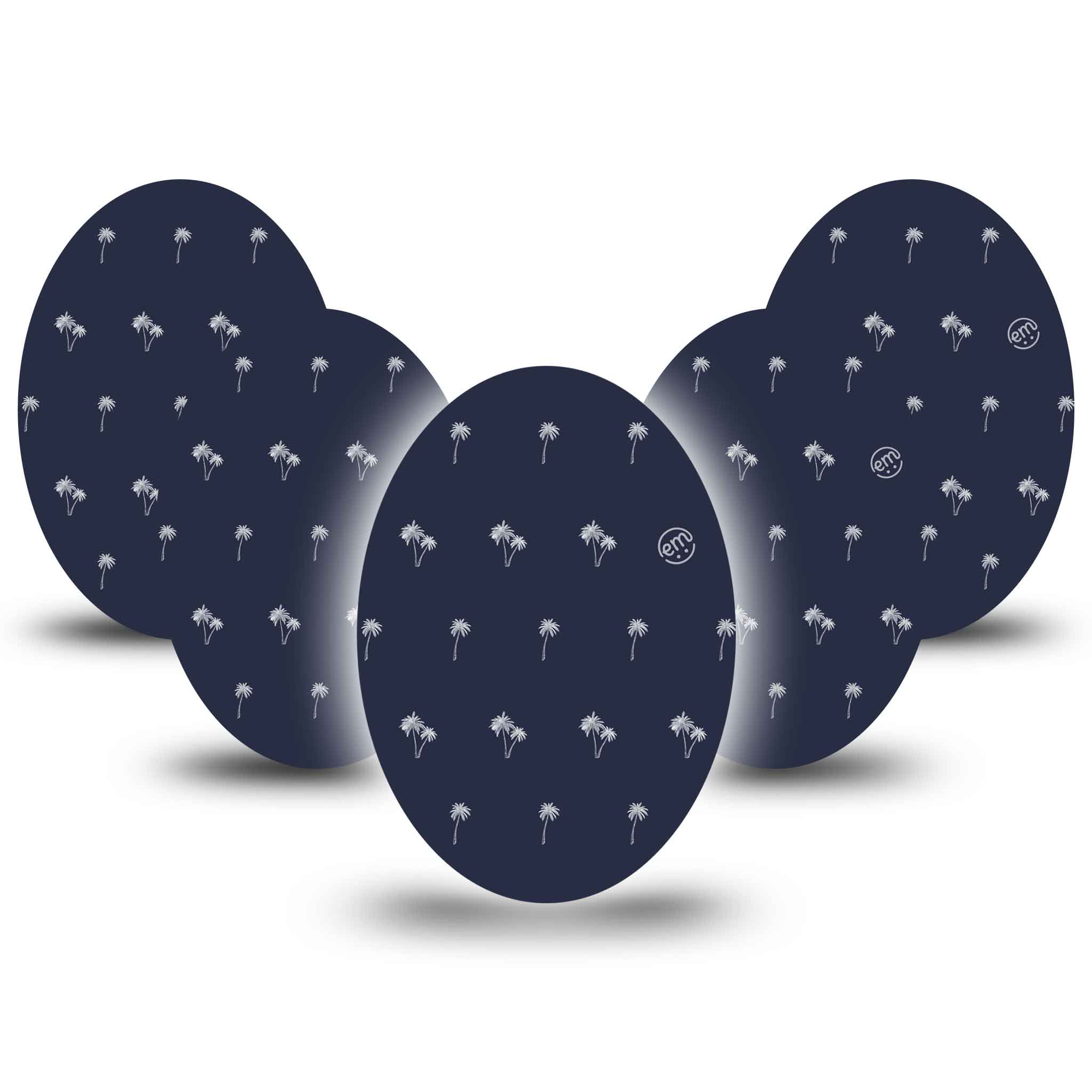 ExpressionMed Palm Trees Adhesive Patch Oval - Diabeticsupply.co.uk